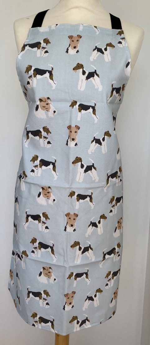 Fox Terrier Apron Dog Apron Fox Terrier Dog Gift BBQ - Etsy UK