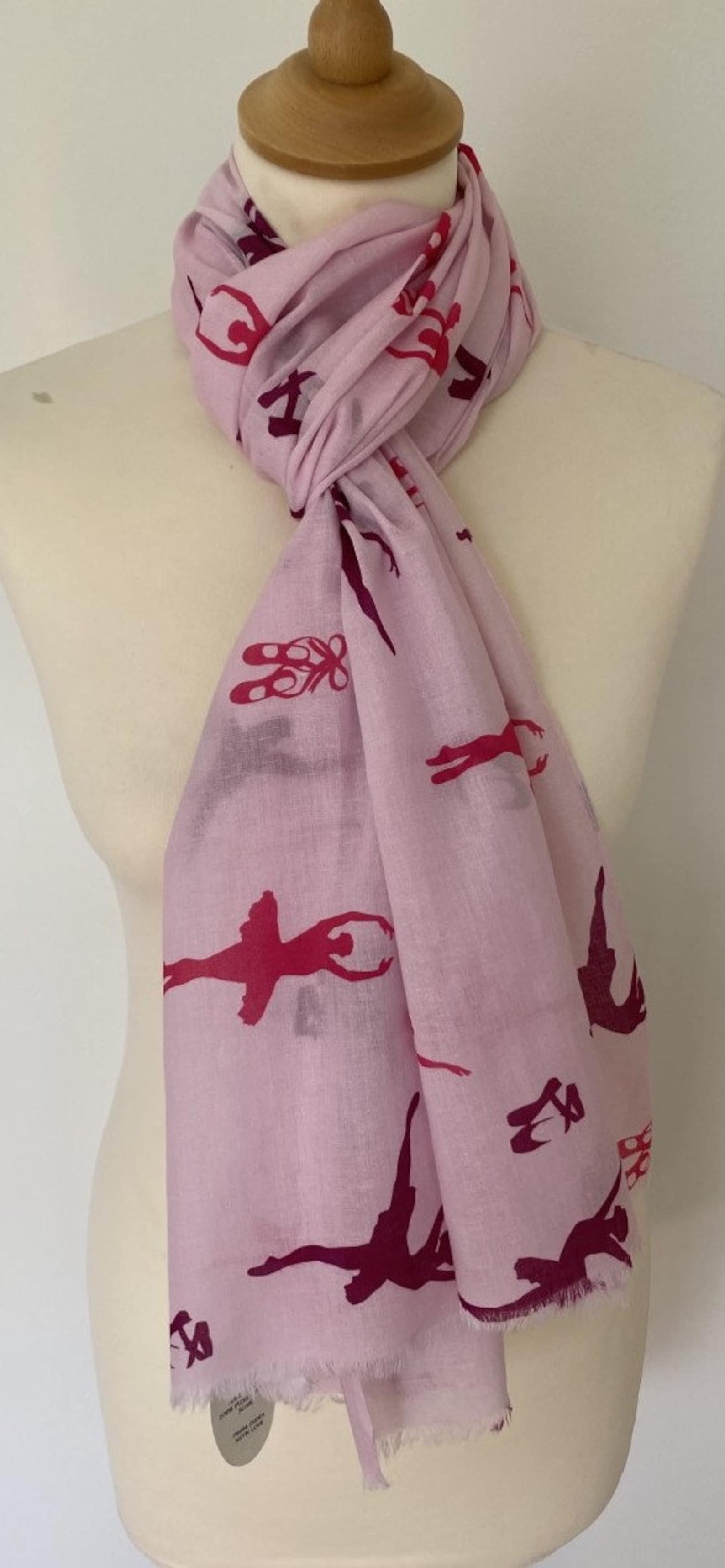 Pink Ballet Scarf Ballerina Scarf Pink Dance Wrap Shawl - Etsy UK
