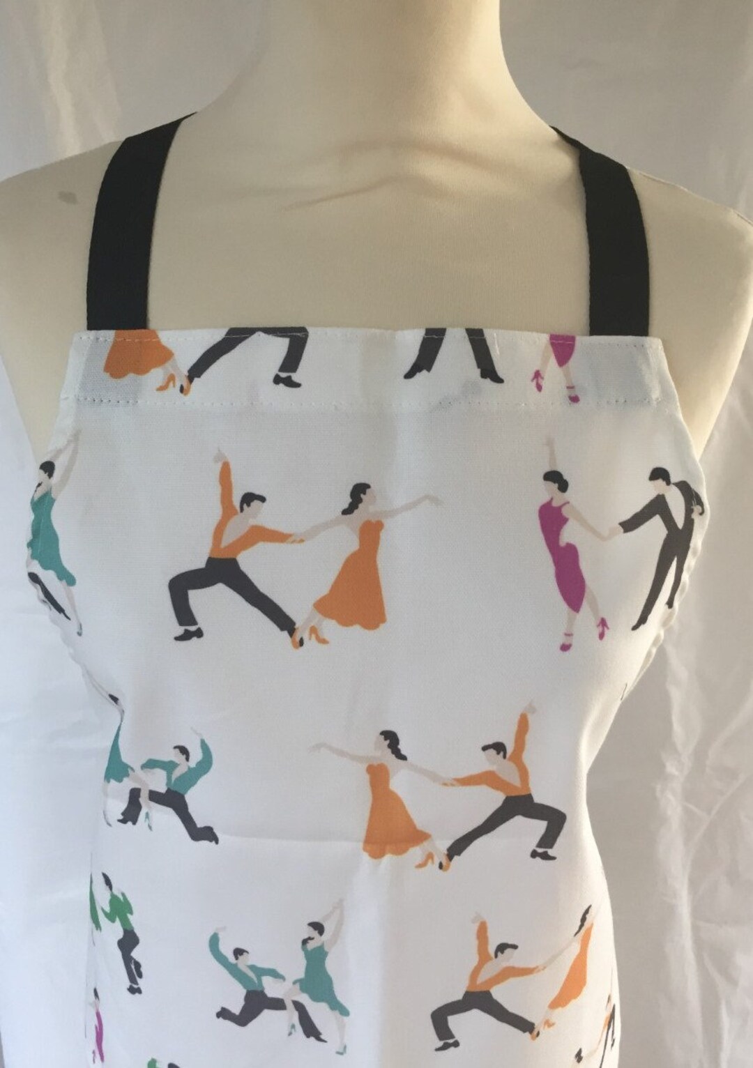 Dance Apron Dance Gift Apron Jive Samba Paso Doble Rumba Latin Dances ...
