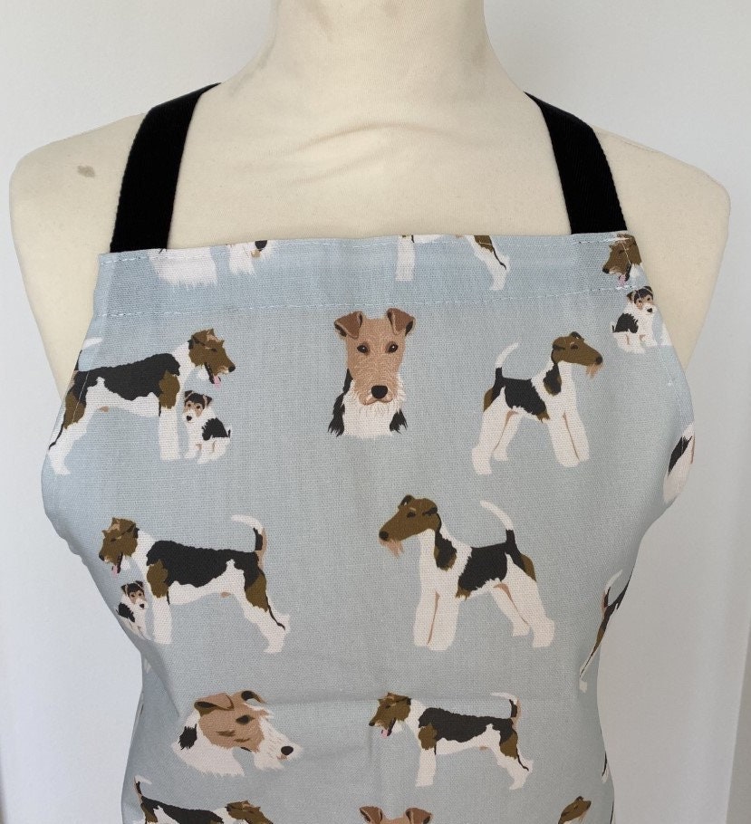 Fox Terrier Apron Dog Apron Fox Terrier Dog Gift BBQ - Etsy UK