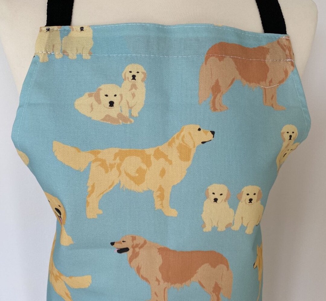 Golden Retriever Apron - Dog Apron - Golden Retriever Gift - BBQ Apron ...