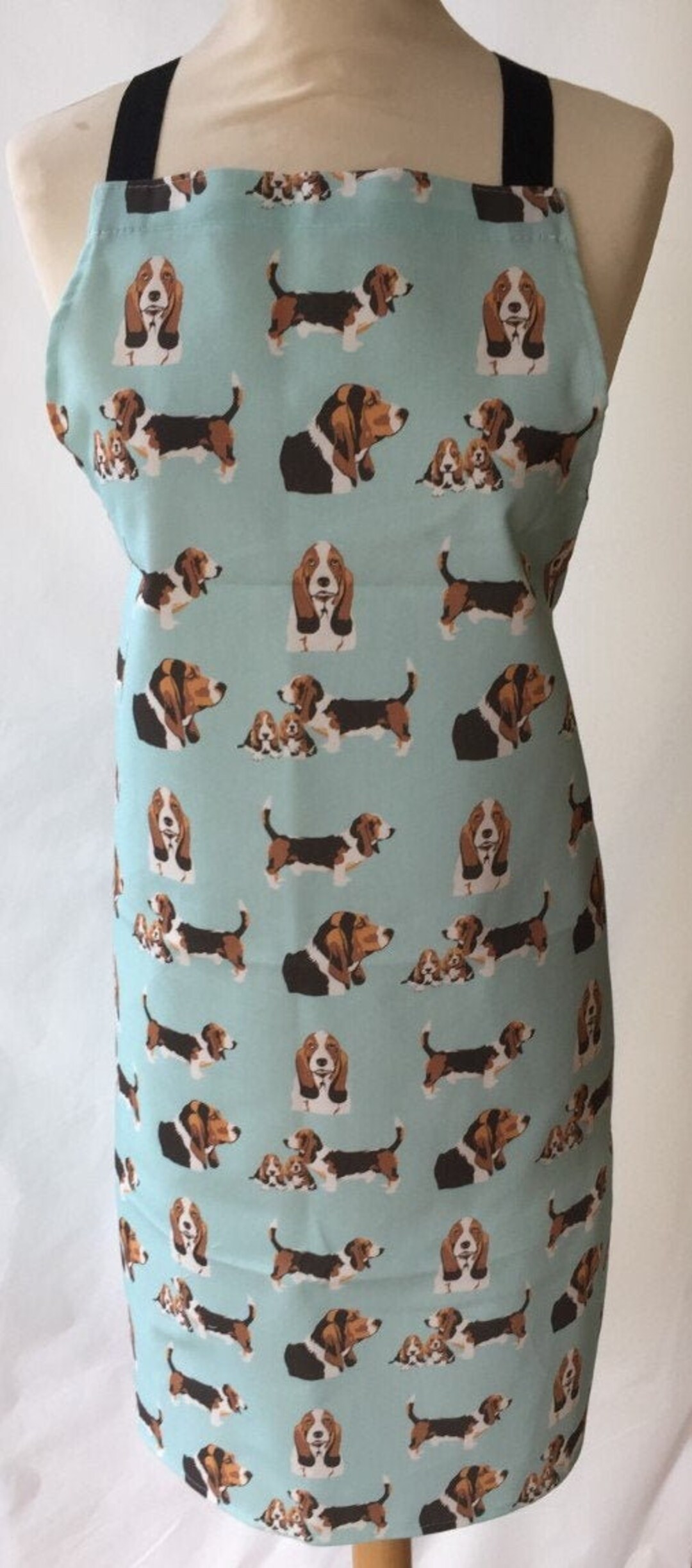 Basset Hound Apron - Dog Apron - Basset Hound Dog Gift - BBQ Apron ...