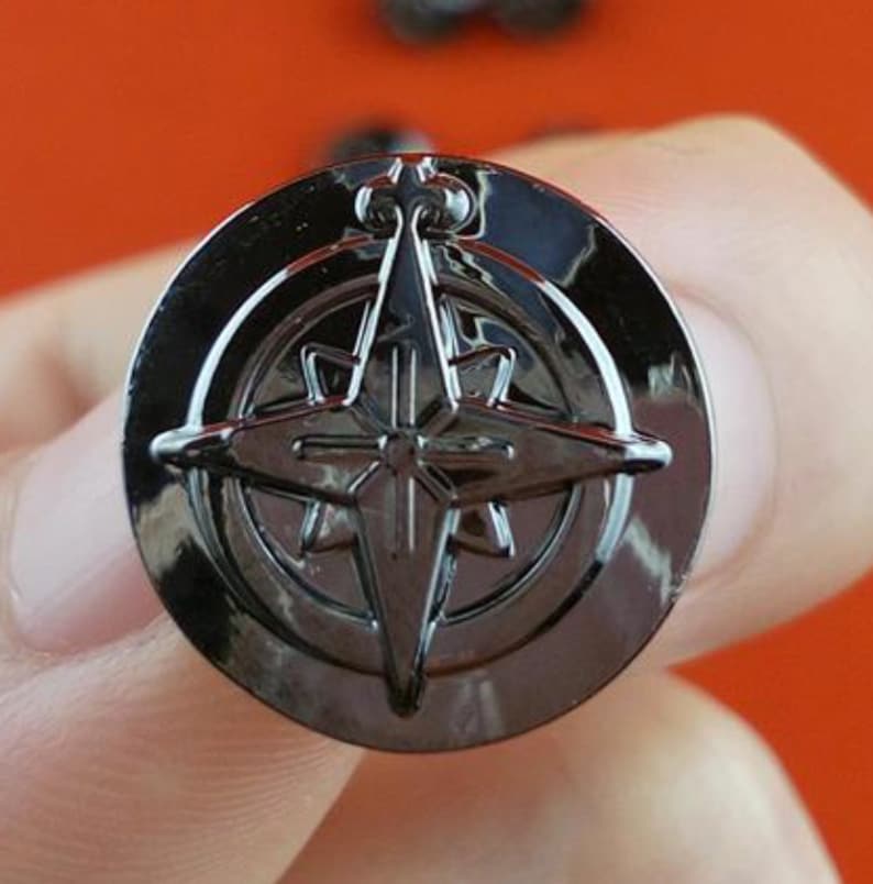 Compass Rose SCA Kingdom of Northshield Buttons Set of 25 - Etsy