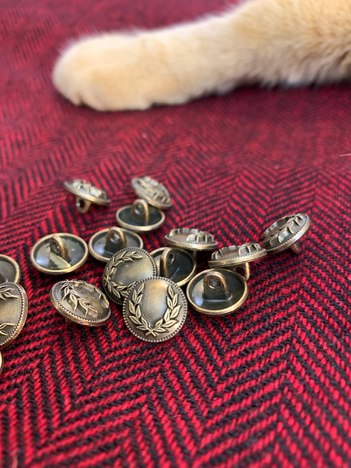Laurel Wreath SCA Order of the Laurel Buttons Set of 10 - Etsy
