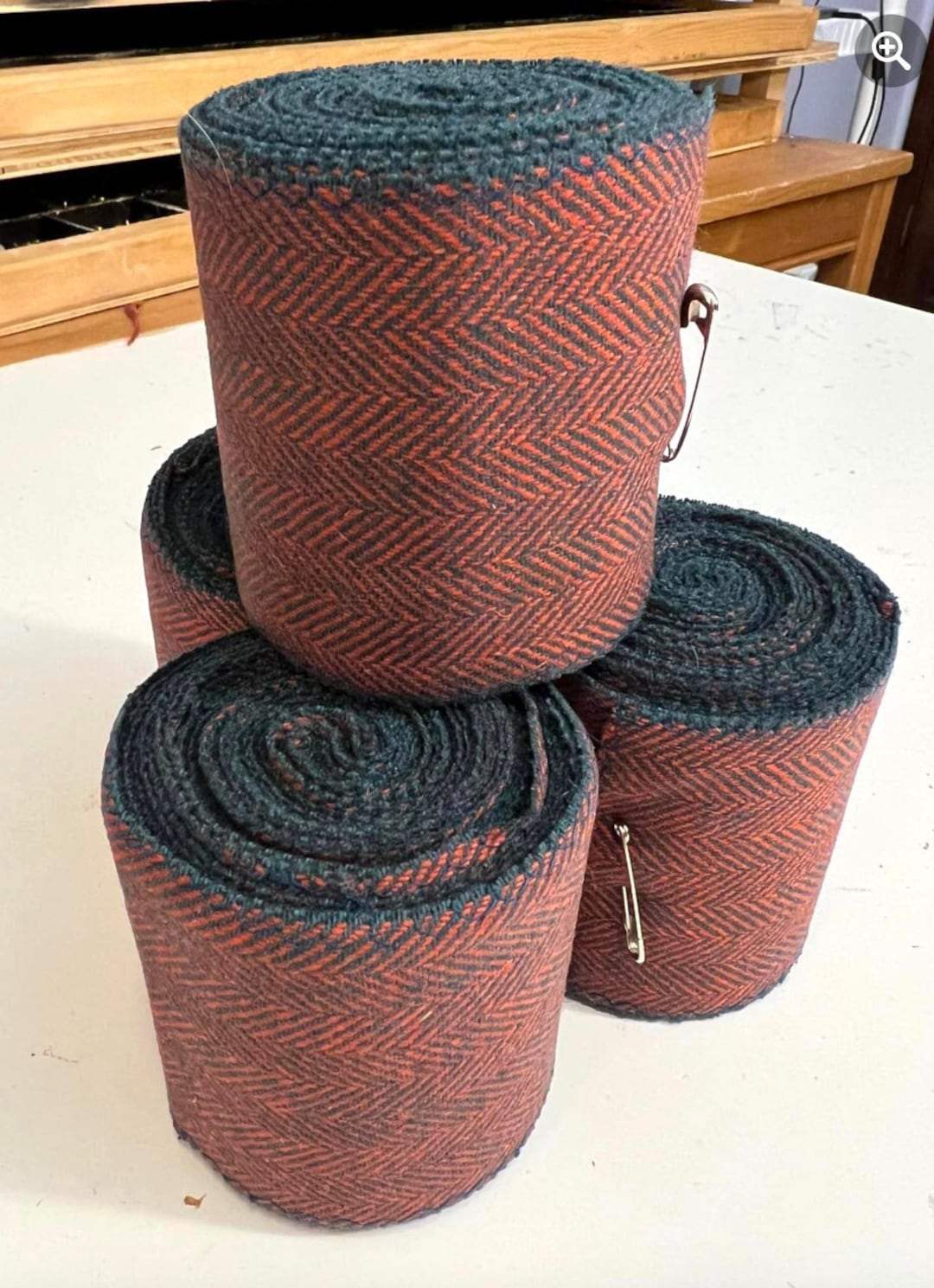 Winingas - Viking - Norse - Anglo-saxon Leg Wraps Orange and French ...