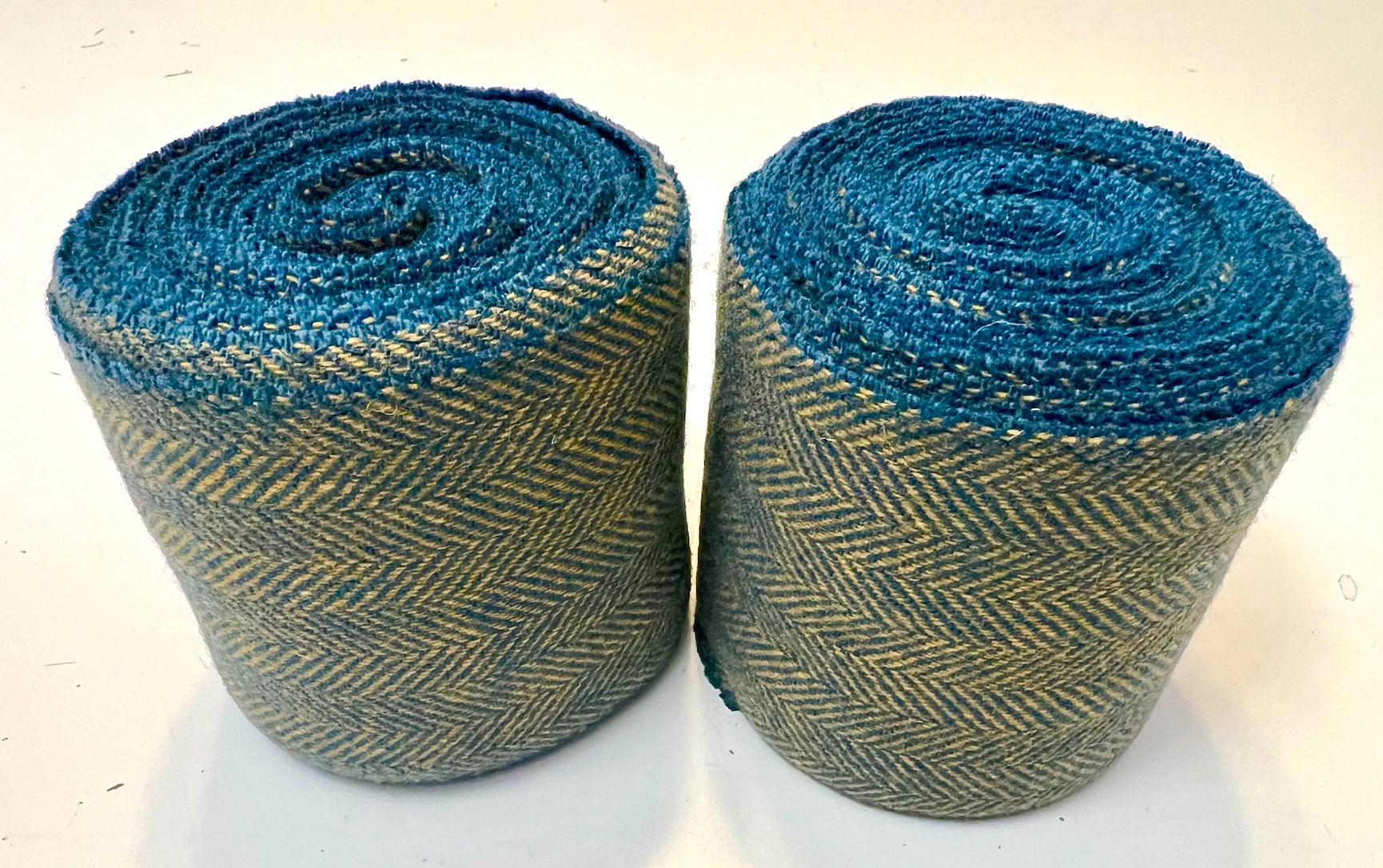 Winingas Viking Norse Anglo-saxon Leg Wraps Teal Blue and Gold - Etsy