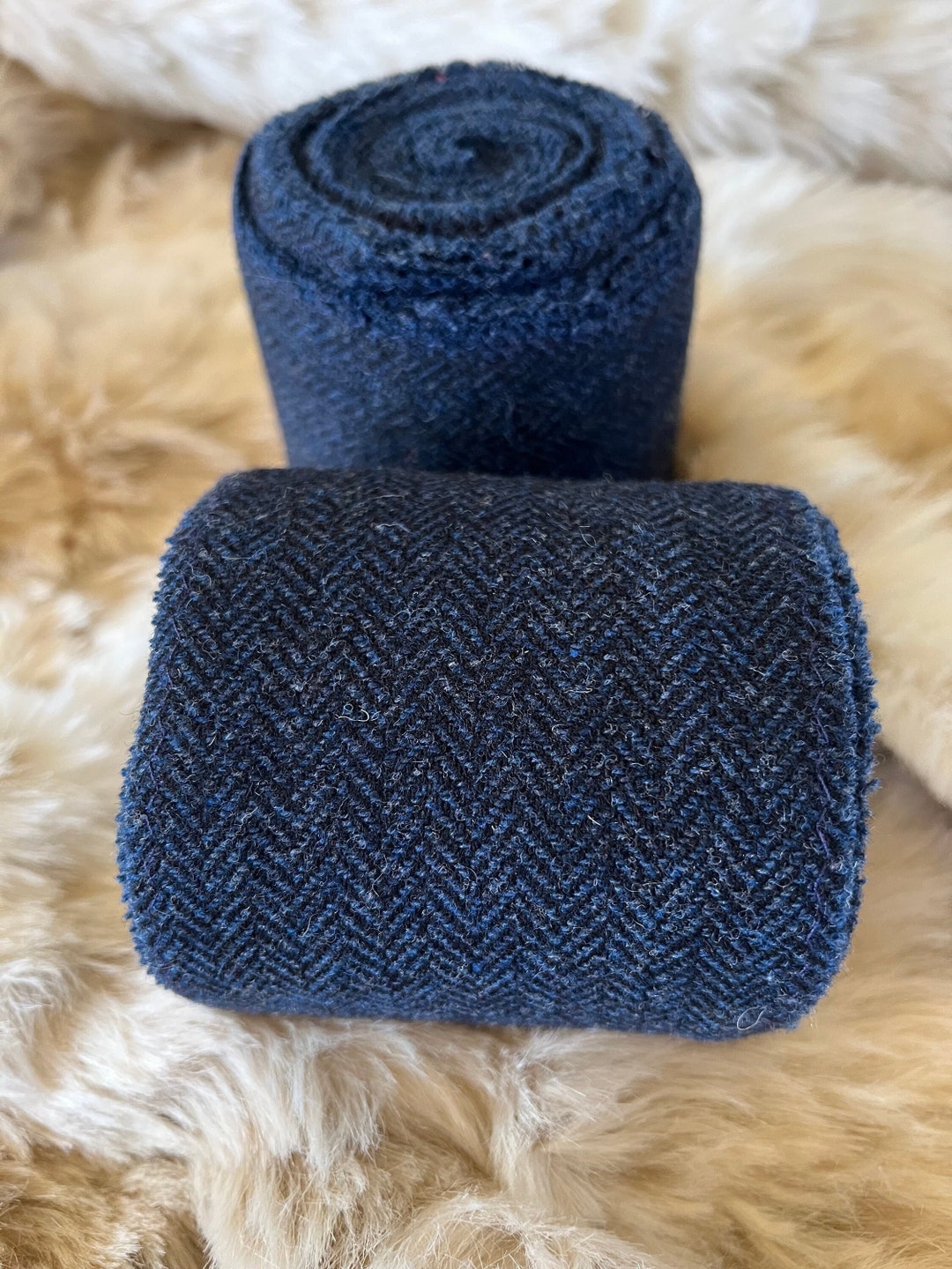 Winingas - Viking - Norse - Anglo-saxon Leg Wraps Heather Navy and Deep ...