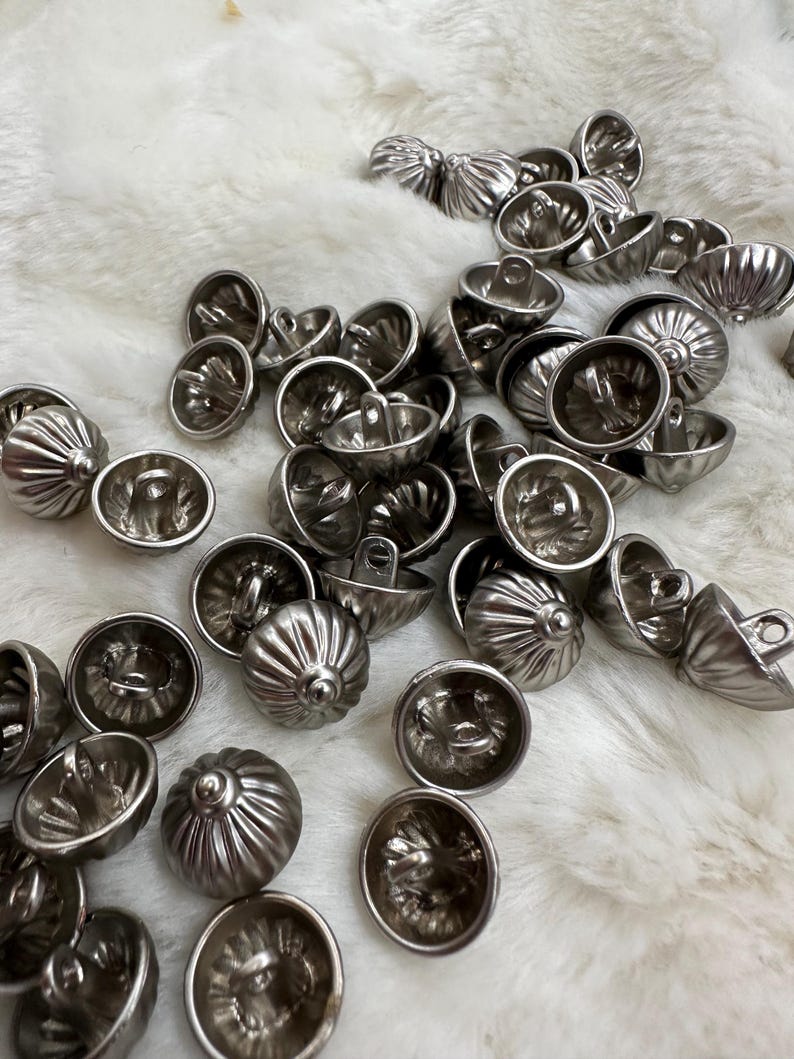 16th Century Replica Cone Buttons, Metal With Shank, Gold or Silver ...