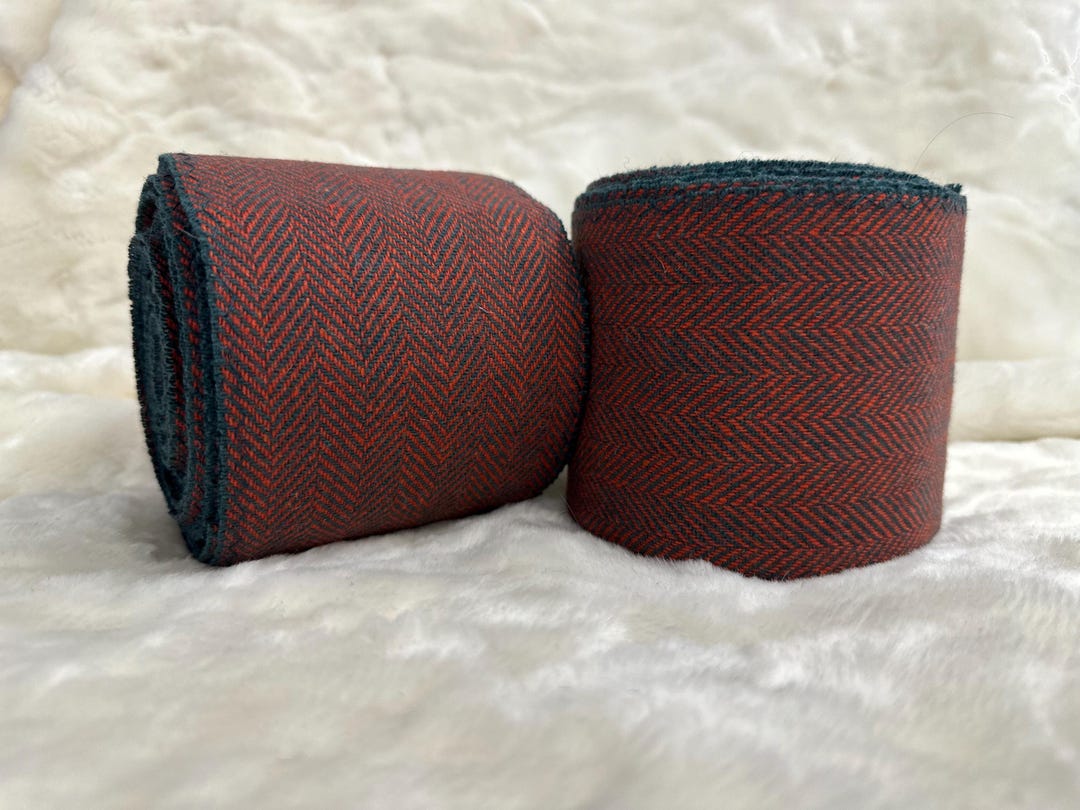XL Winingas Viking Norse Anglo-saxon Leg Wraps 5 Yards Orange and ...