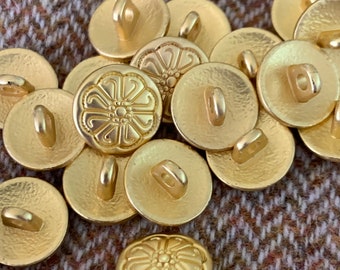 Gold Color Buttons - Etsy