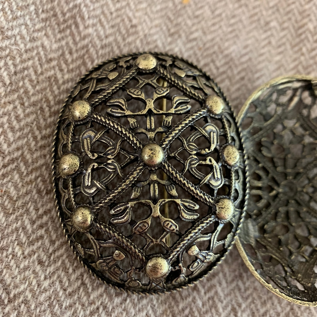 Norse Style Viking Tortoise Turtle Brooches, Brass Color, Style 12 - Etsy