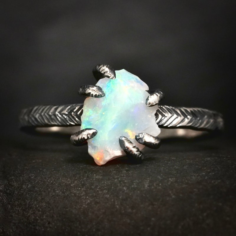 Raw Opal Ring - Etsy