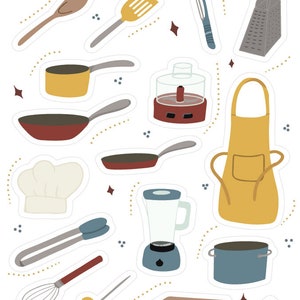 Cooking Time Sticker Sheet. Planner Stickers for Bullet Journals ...