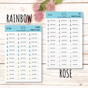 Payment Due Labels. Planner Stickers.organization and Budgeting ...