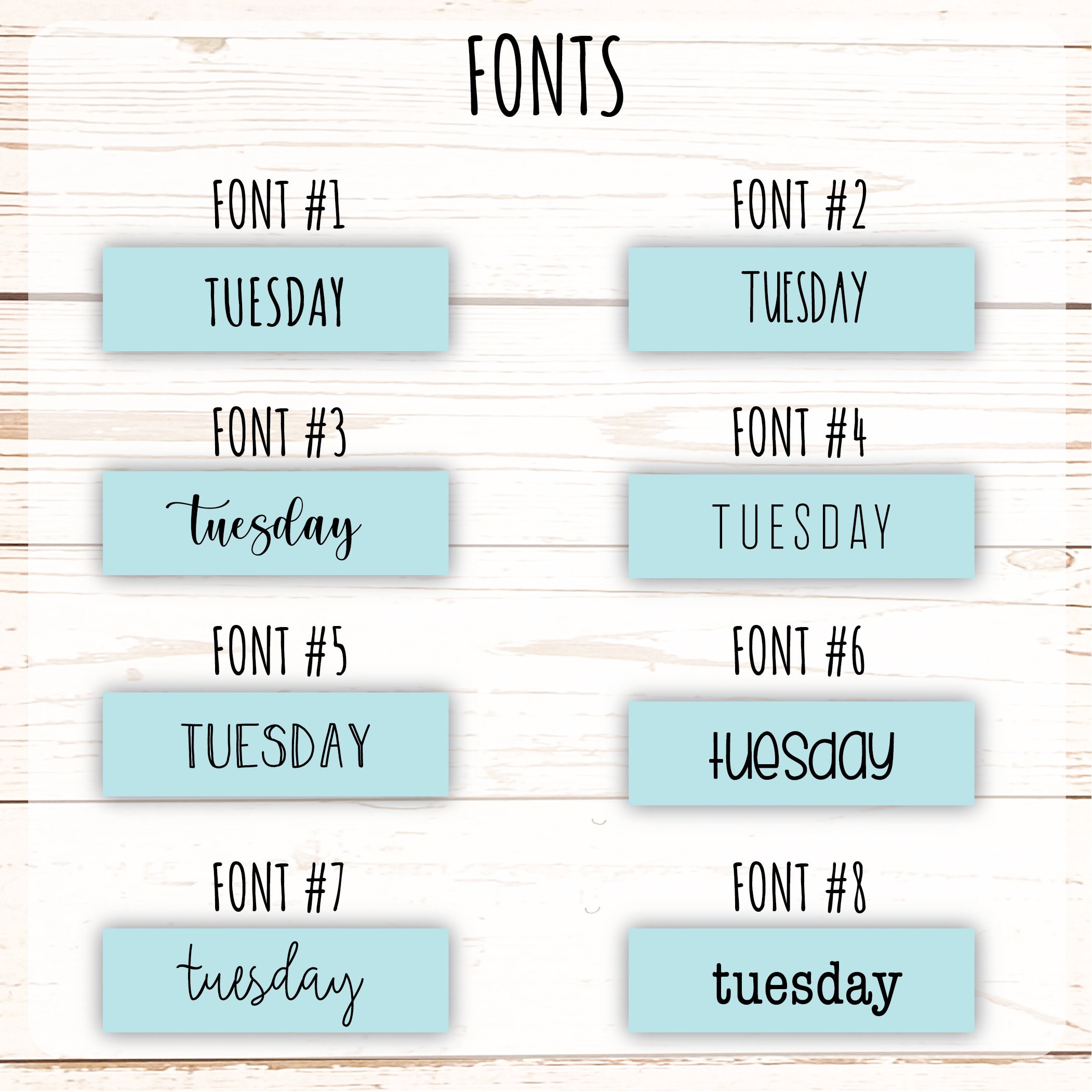 Days of the Week Color Box. Planner Stickers || H588 - Etsy