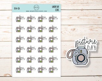 Vintage Camera Sticker Sheets, 2 Sheet Bundle, Photographer Planner ...
