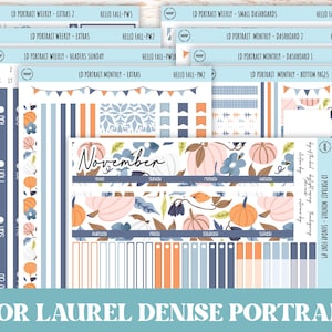 Laurel Denise Portrait November Stickers - Etsy