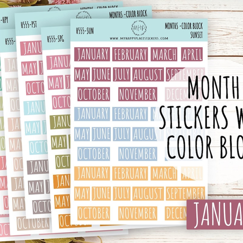 July Calendar Headers - Etsy