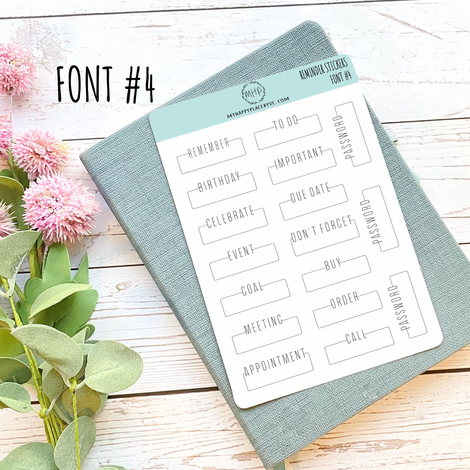 Reminder Stickers for College Planner and Bullet Journals. Stickers for ...