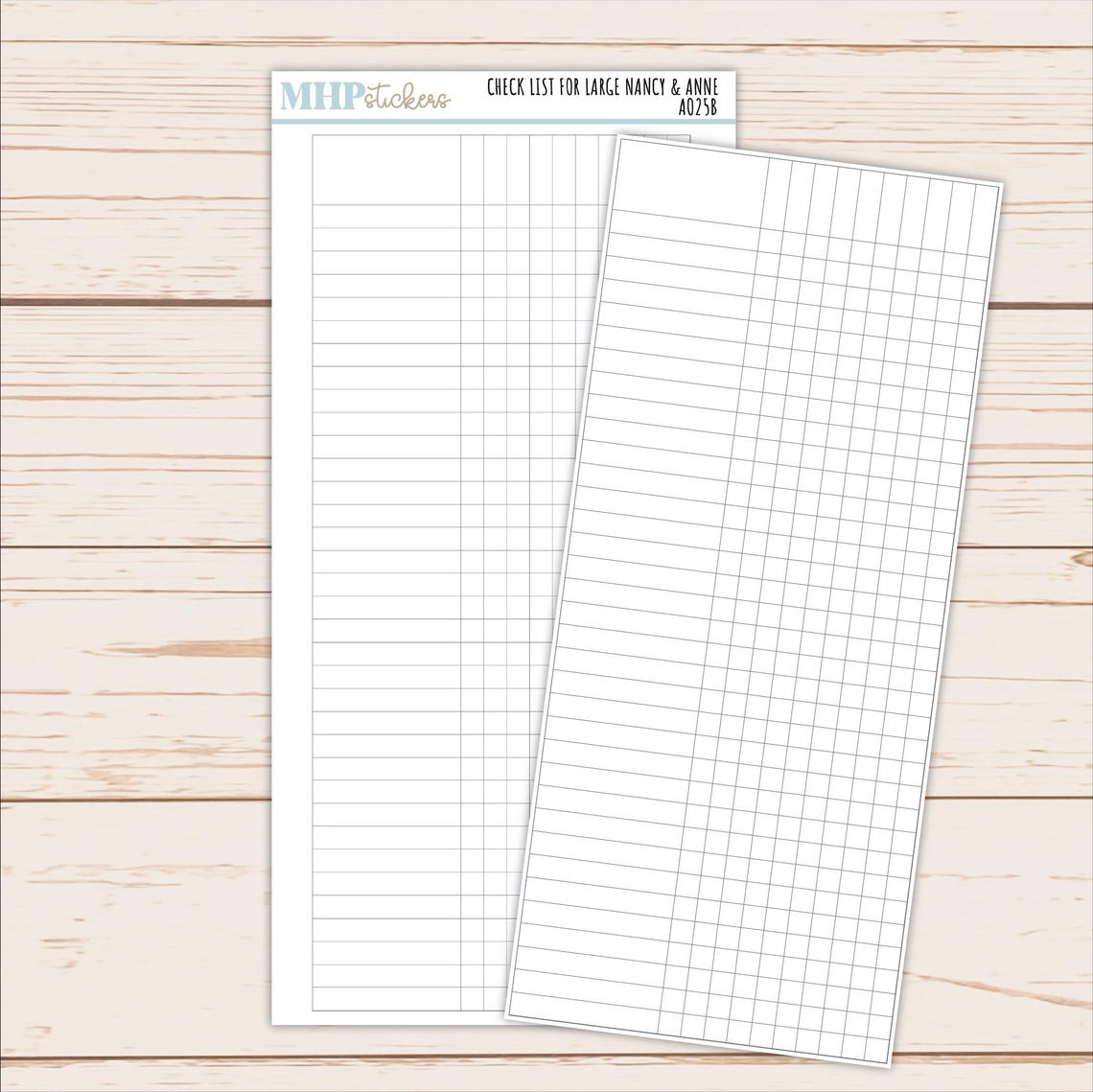Checklist Dashboard for Planners || AO25 - Etsy