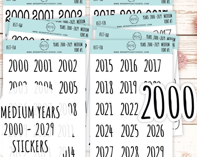 Happy New Year Journal Sticker Kit, New Years Journal Stickers, New ...