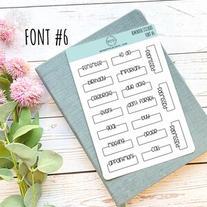 Reminder Stickers for College Planner and Bullet Journals. Stickers for ...