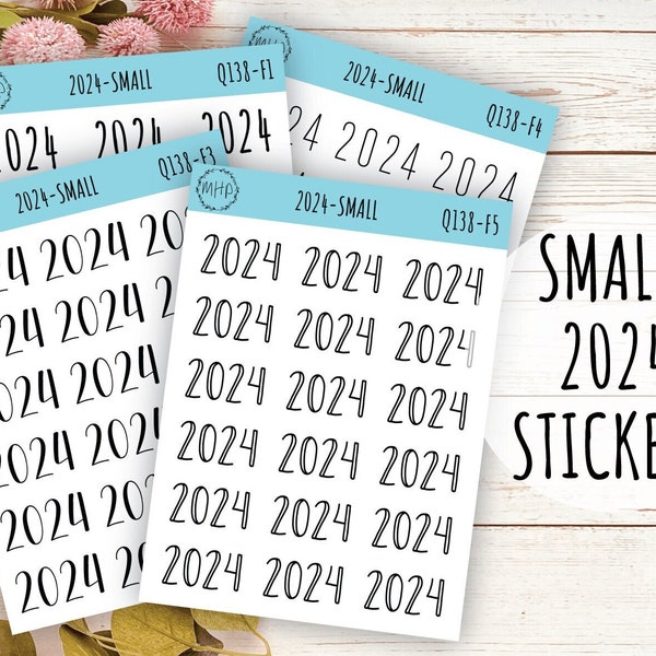 2024 Year Stickers - Etsy