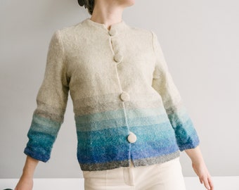 Blue Gradient Jacket - Etsy