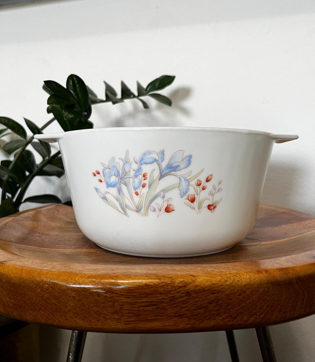 PYREX Blue Iris Casserole Dish | England - Etsy