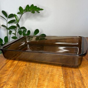 PYREX Amber Glass Casserole Dish - Etsy