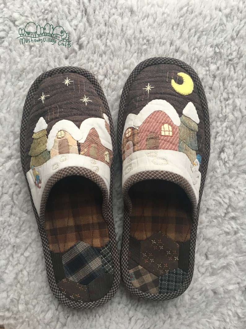 Applique Slipper Pattern and Soles Kit Set for Sewing - Etsy