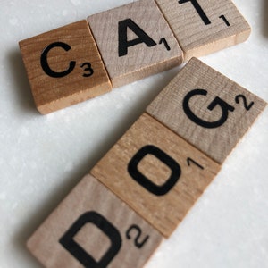 Scrabble Tiles for Crafts, Scrapbooking, Craft Supply, Two Full Sets - Etsy