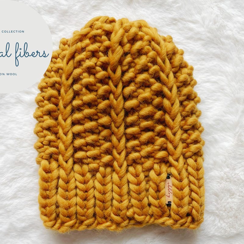 Yellow Knit Hat Women - Etsy