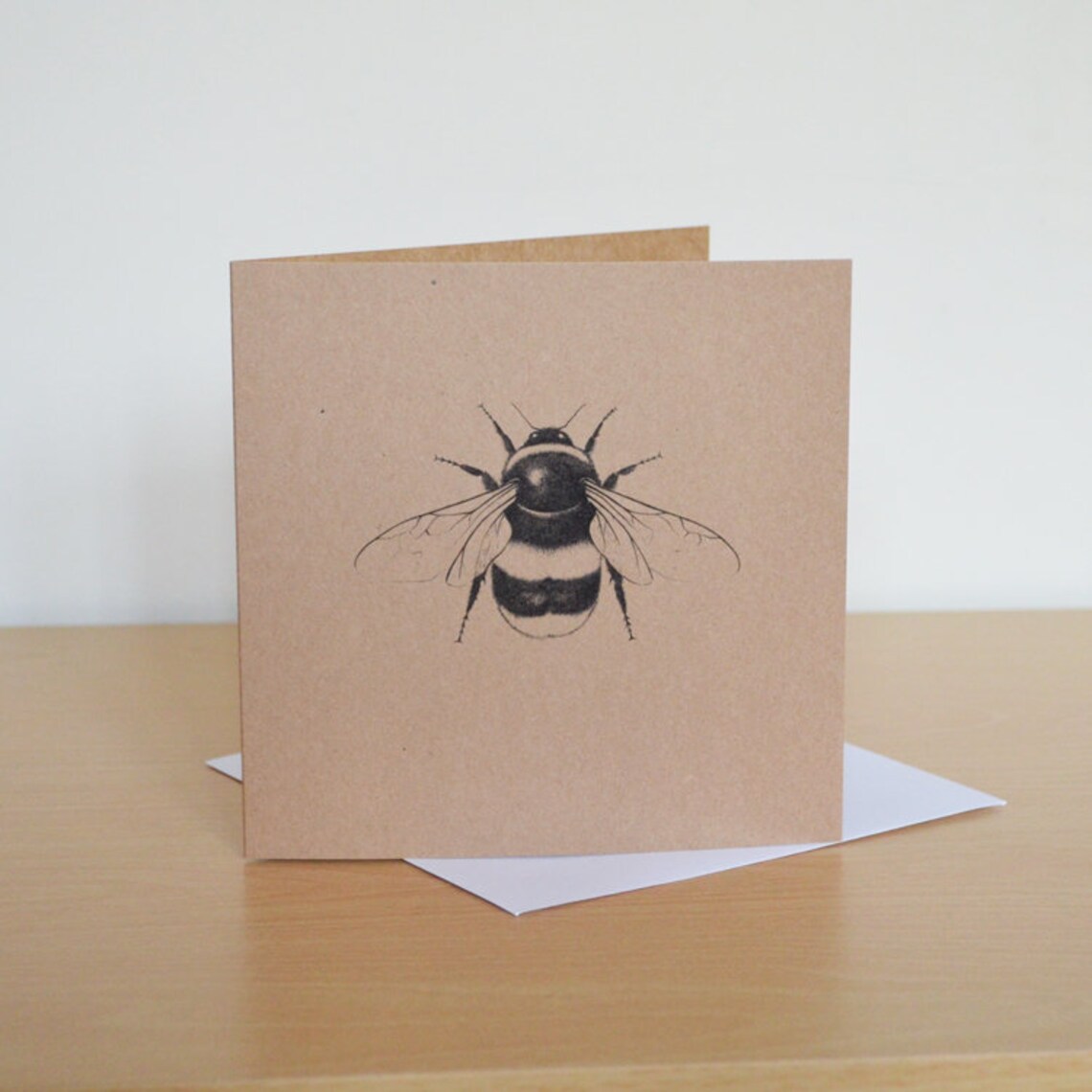 Bumble Bee Greetings Card. Recycled Bumble Bee Card. Bee | Etsy