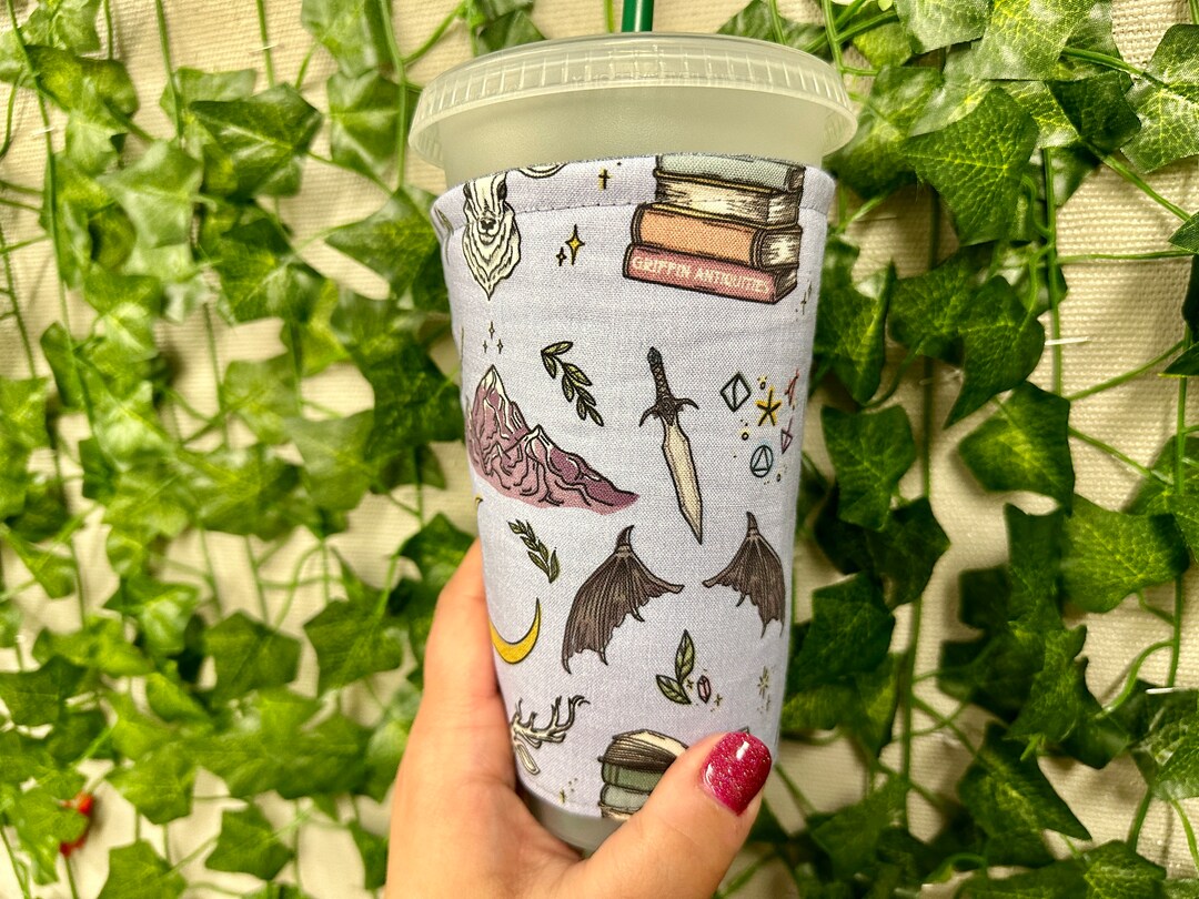Blue Maasiverse Cold Cup Sleeve, HOFAS Iced Coffee Cozy, ACOTAR ...