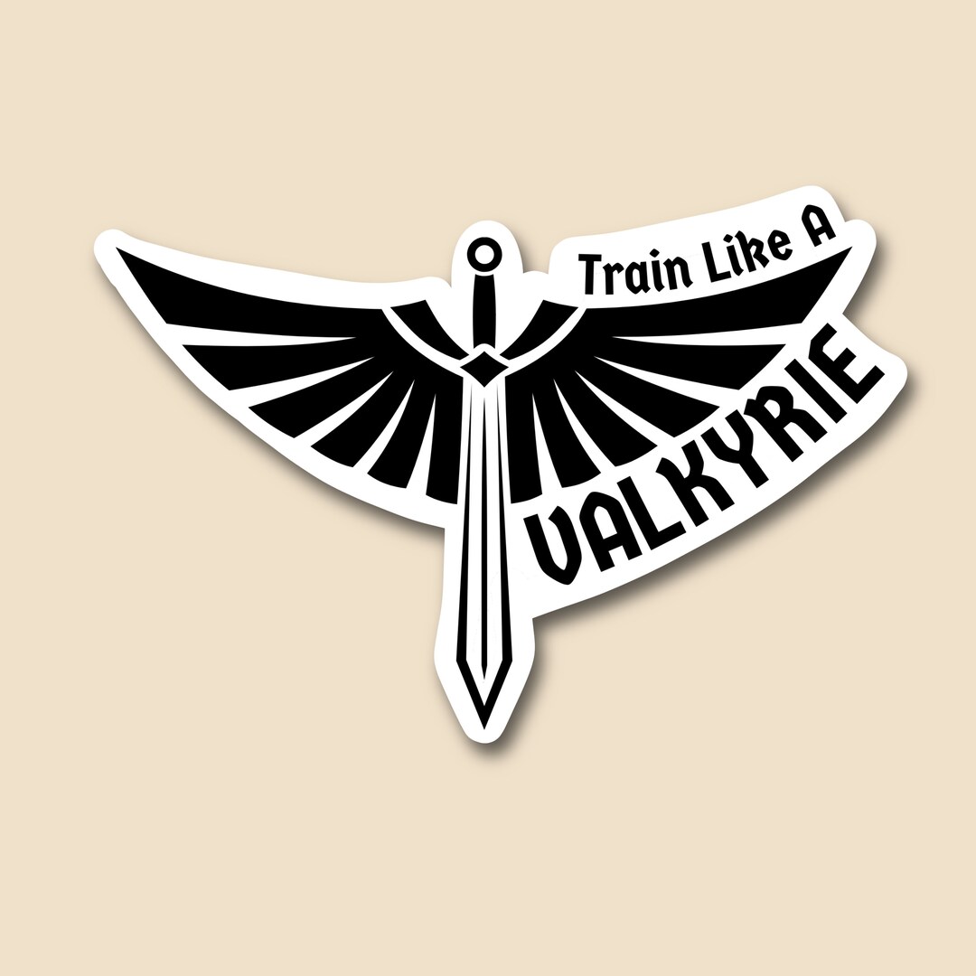Train Like a Valkyrie Sticker, ACOSF Sticker, Nesta Gwyn Emerie ...