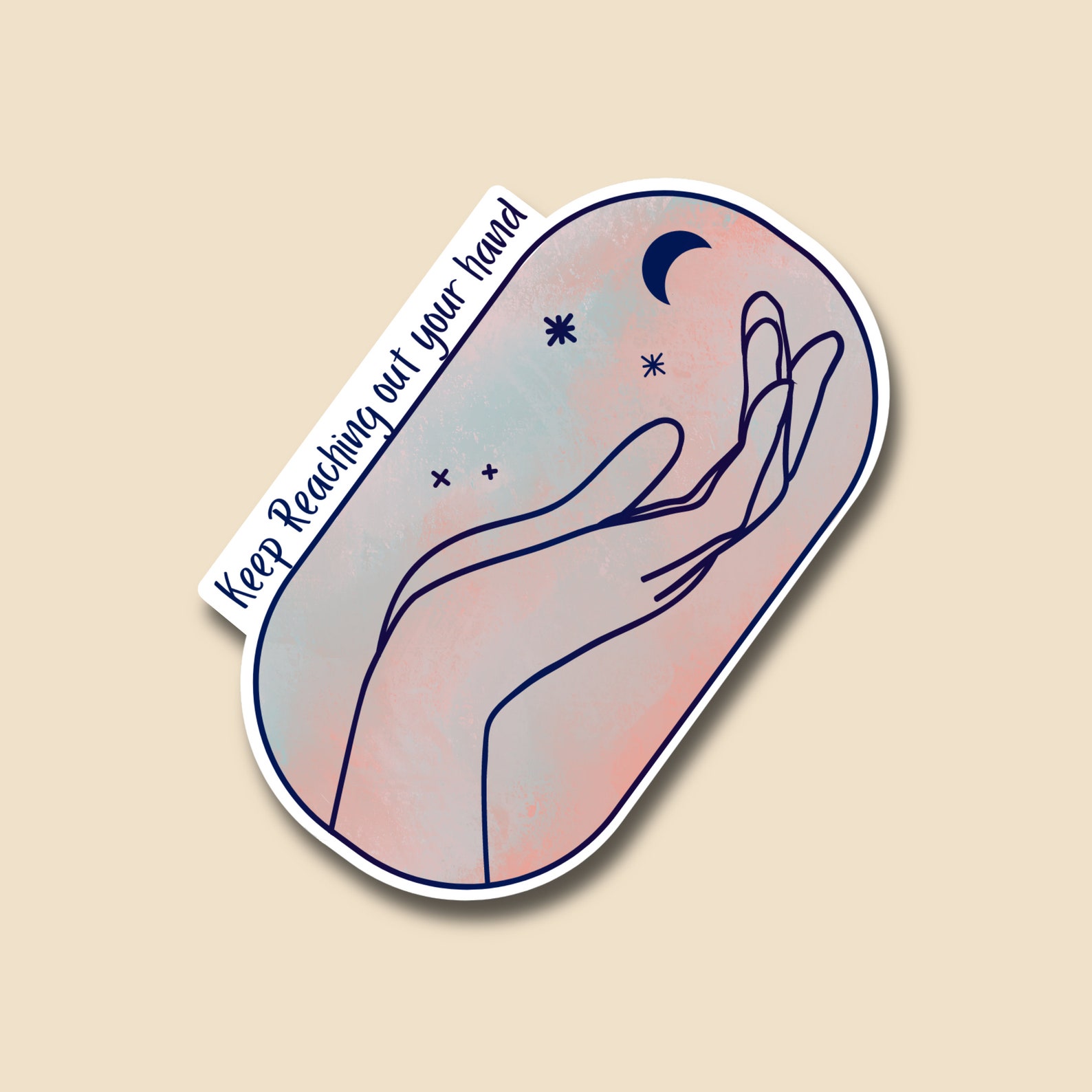 Keep Reaching Out Your Hand ACOSF Sticker Nesta Gwyn - Etsy