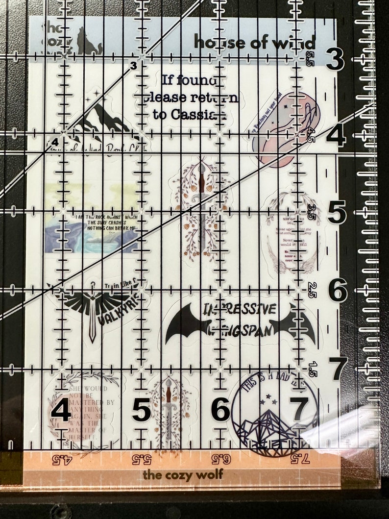 Acotar Sticker Sheet House of Wind Stickers Tiny Weather - Etsy