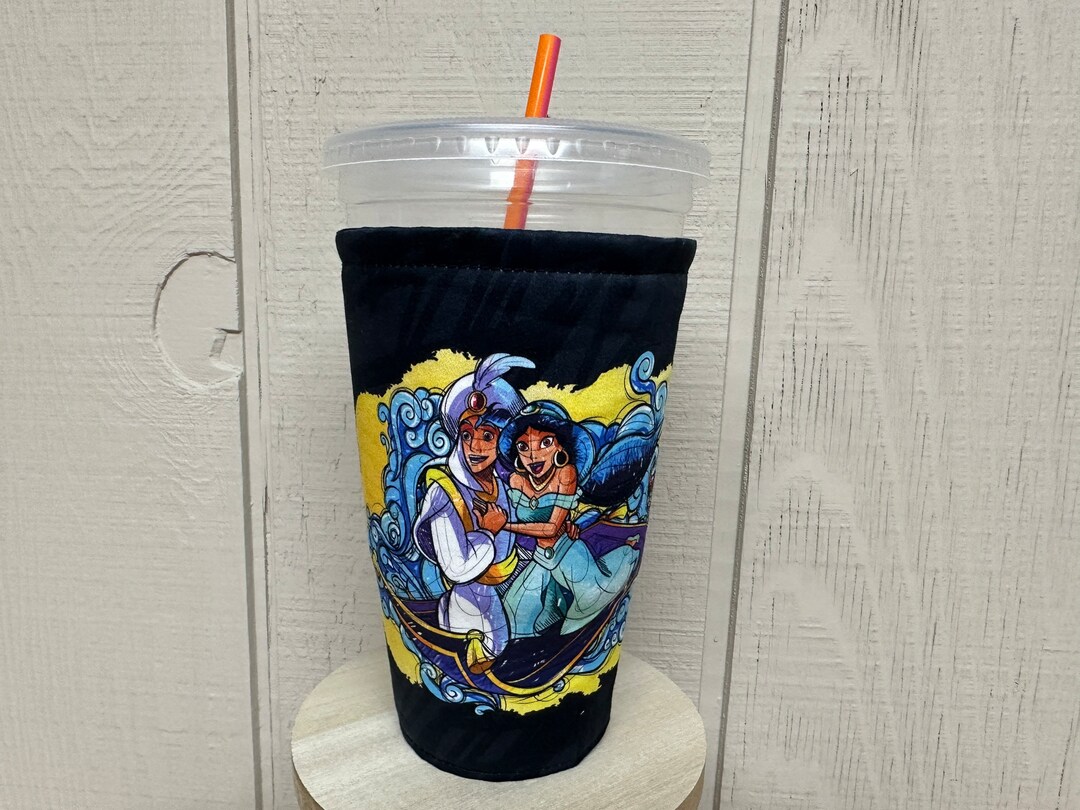 Magic Carpet Ride Cold Cup Sleeve, Iced Coffee Cozy, Coffee Cozy Sleeve ...