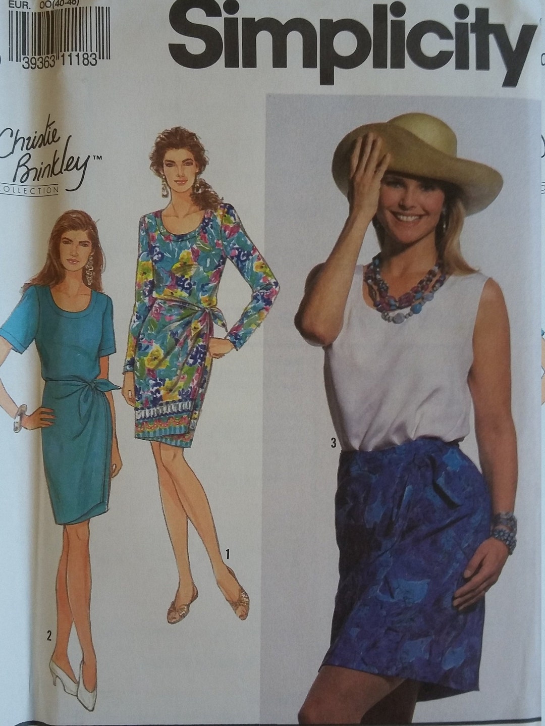 1991 Uncut Simplicity 7222 Misses' Size 12-18 Top and - Etsy Canada