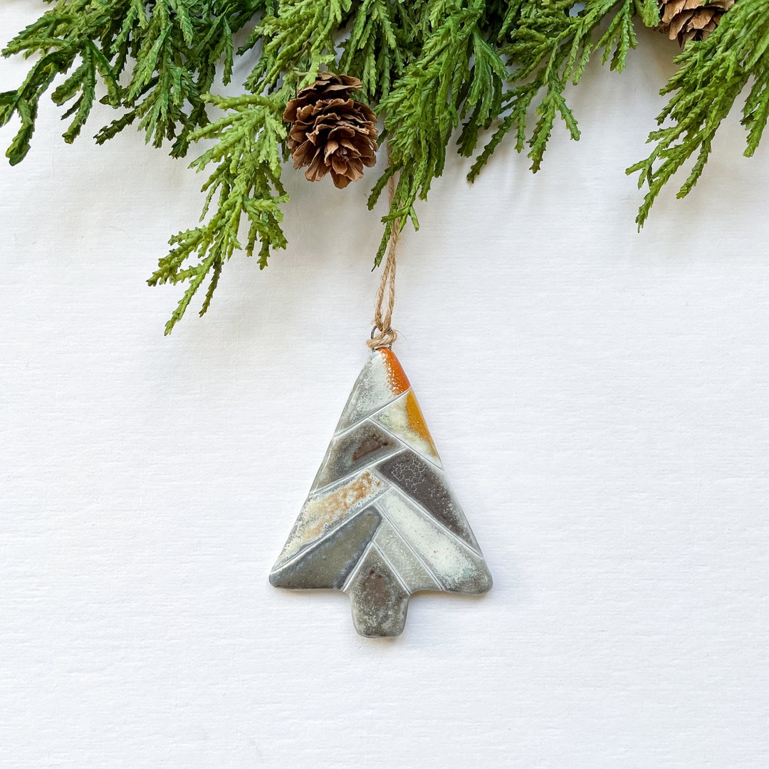 Soda Fired Tree Ornament - Etsy