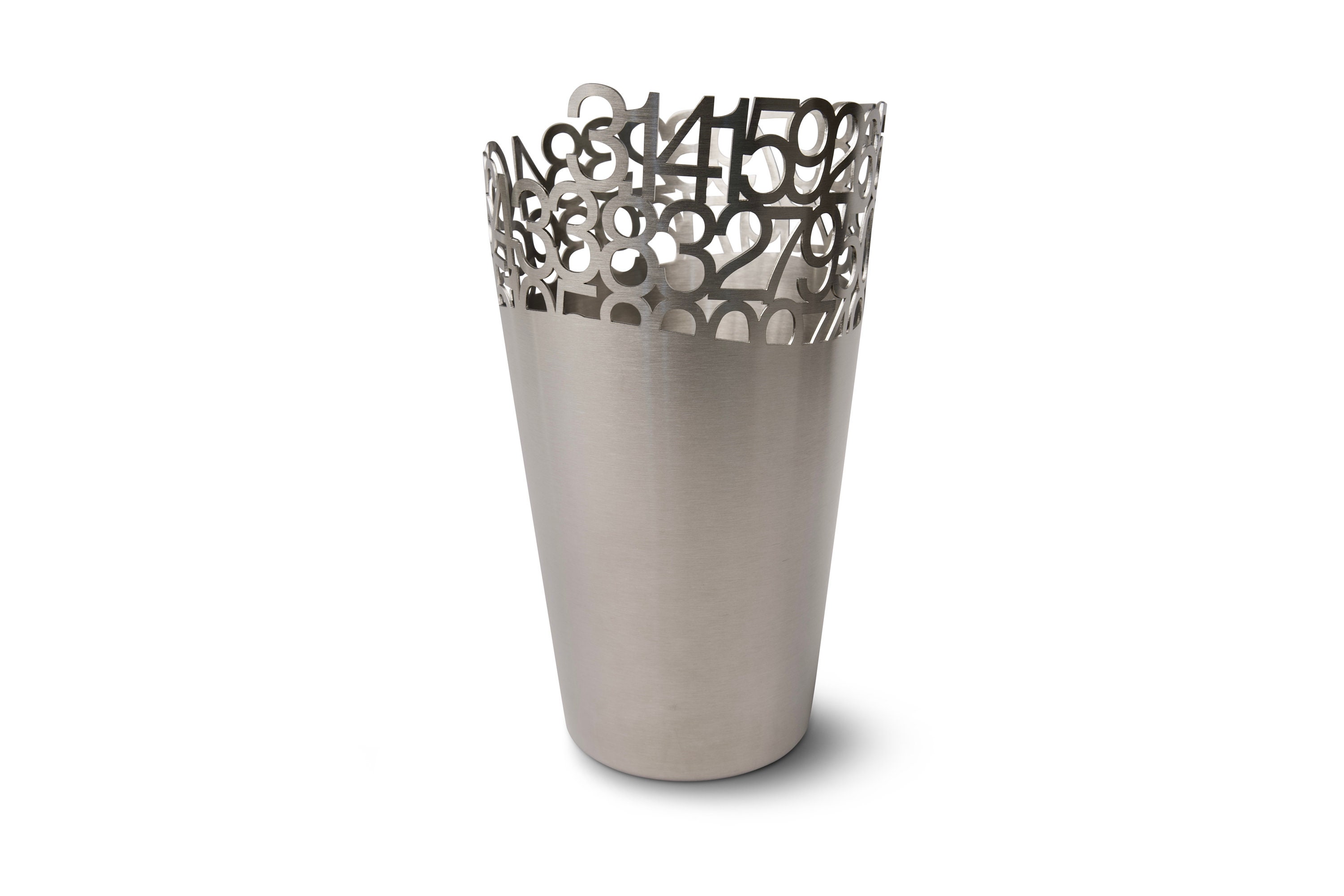 Pi Laser Cut Stainless Steel Tall Flower Vase - Etsy