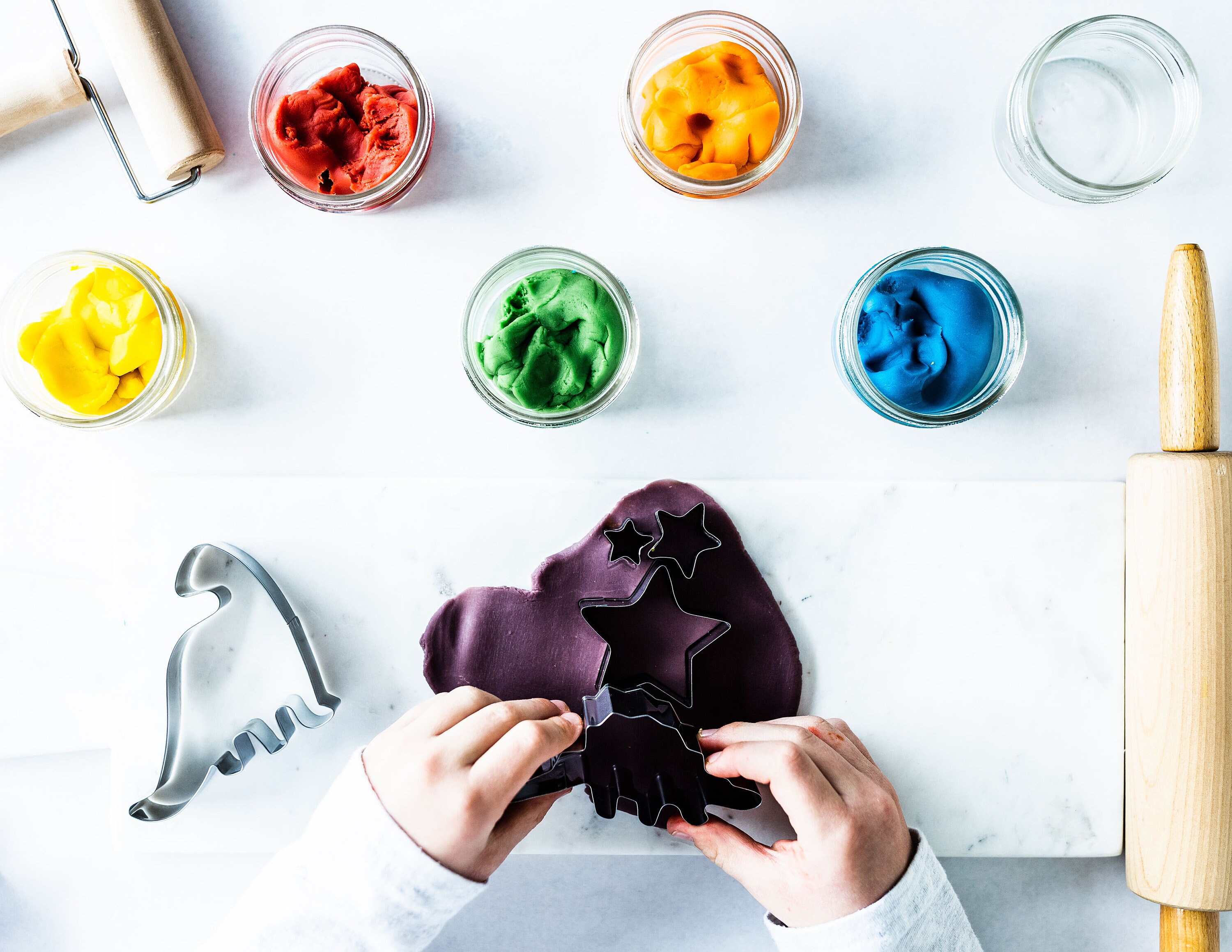 Mini Rainbow Play Dough Set | Etsy