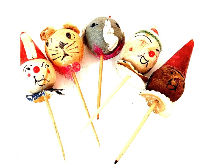 5 Vintage Spun Cotton Picks - Etsy
