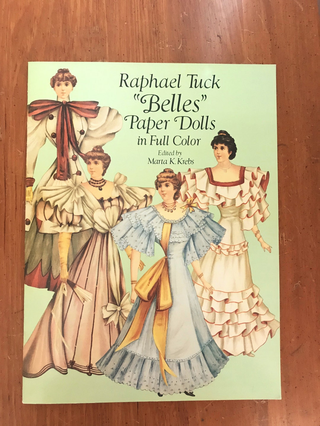 Vintage Raphael Tuck "belles" Paper Dolls: Dover Pub. 1990 - Etsy
