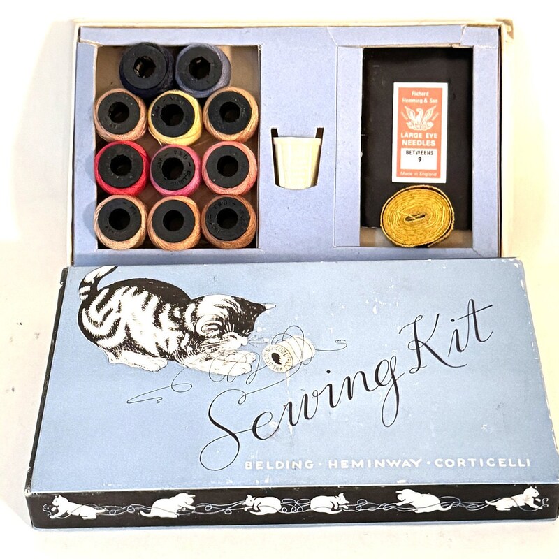 Vintage Sewing Kit - Etsy