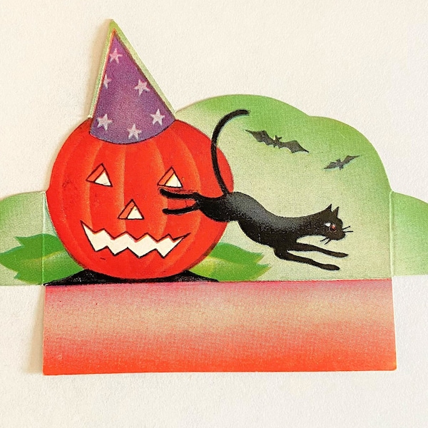 Halloween Place Card - Etsy