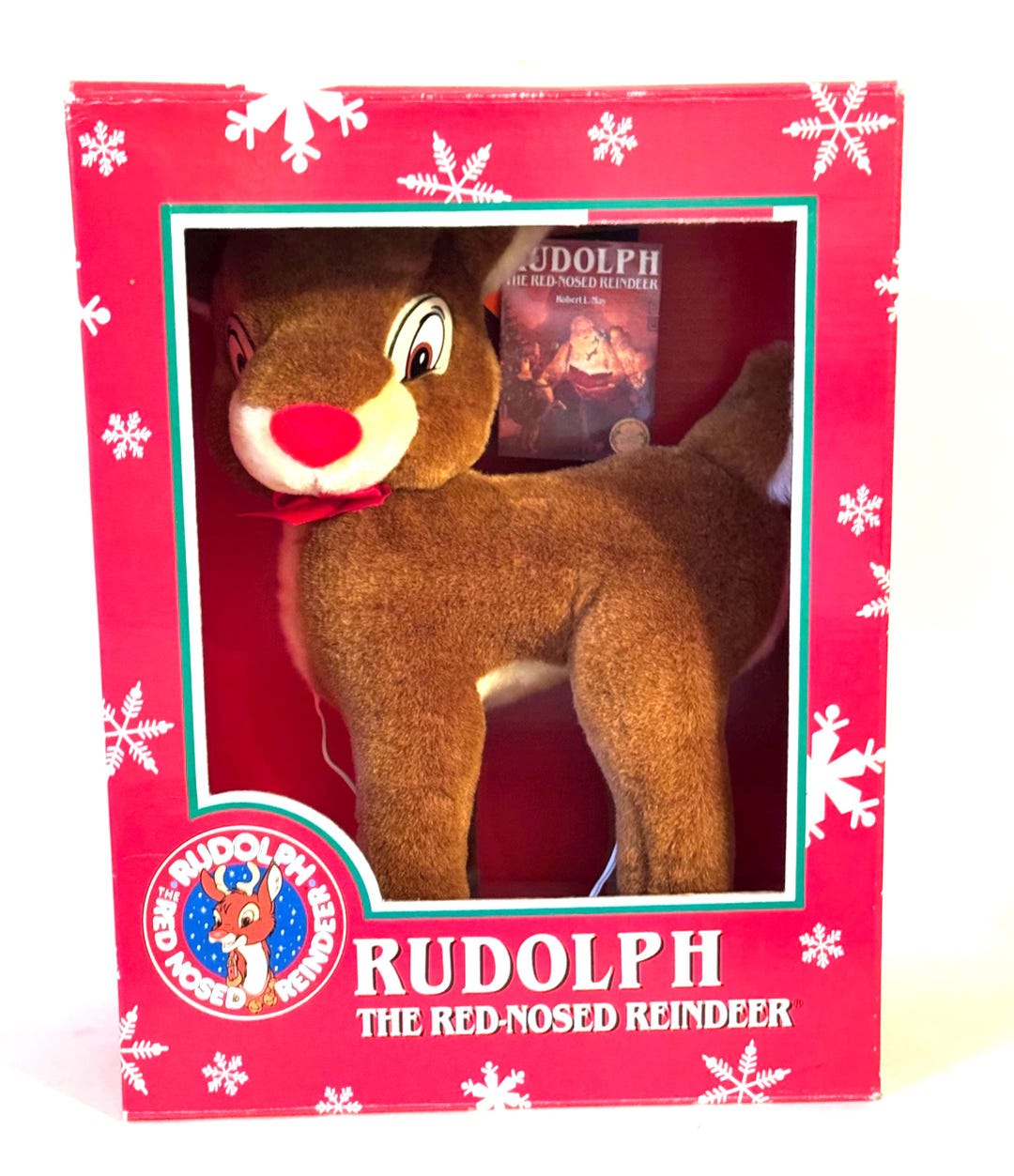 Rudolph the Red Nosed Reindeer: Applause Toy - Etsy