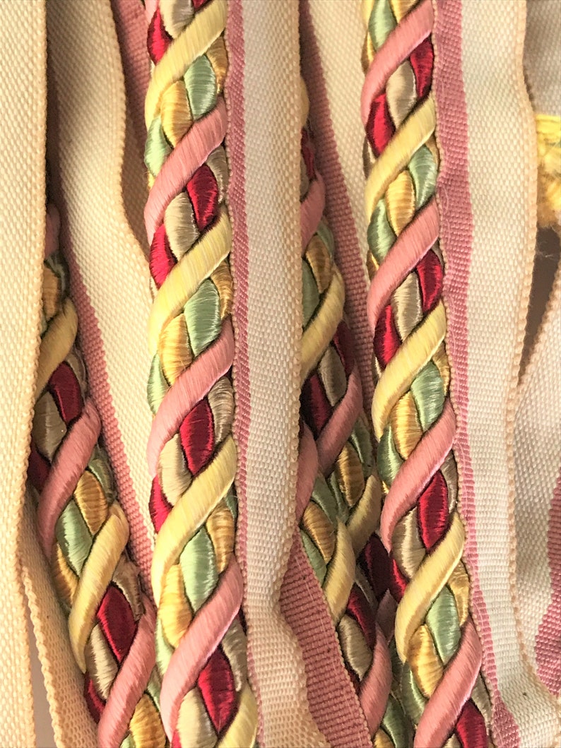 Vintage Braided Piping Cord: Pillow Upholstery Trim - Etsy