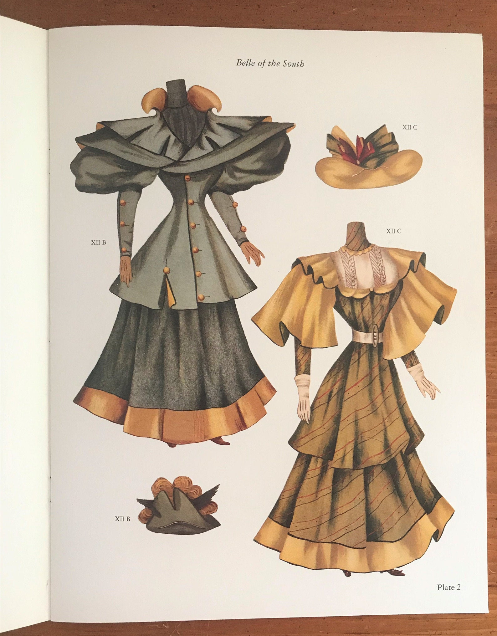 Vintage Raphael Tuck "belles" Paper Dolls: Dover Pub. 1990 - Etsy